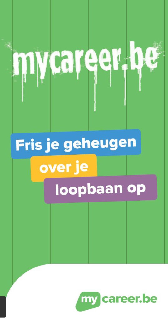 MYcareer.be, je persoonlijke online loopbaanoverzicht
